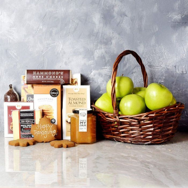Thanksgiving Fruit & Snacks Bounty - Connecticut Baskets - Connecticut ...